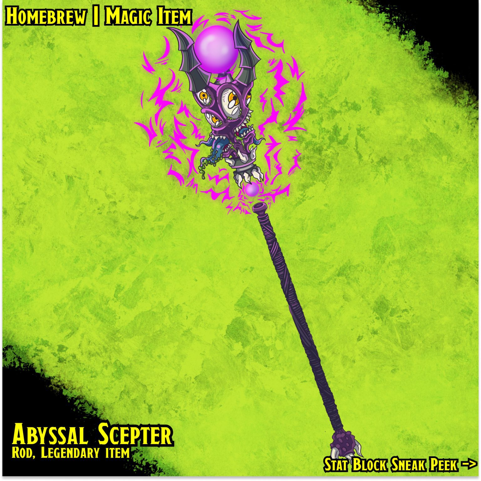 Abyssal Scepter – HOMIEandTheDUDE