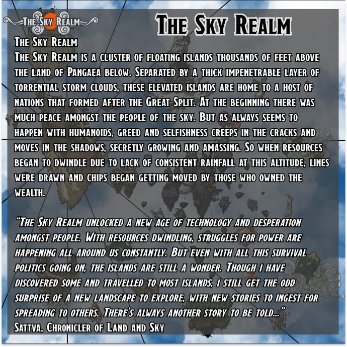 The Sky Realm Map – HOMIEandTheDUDE