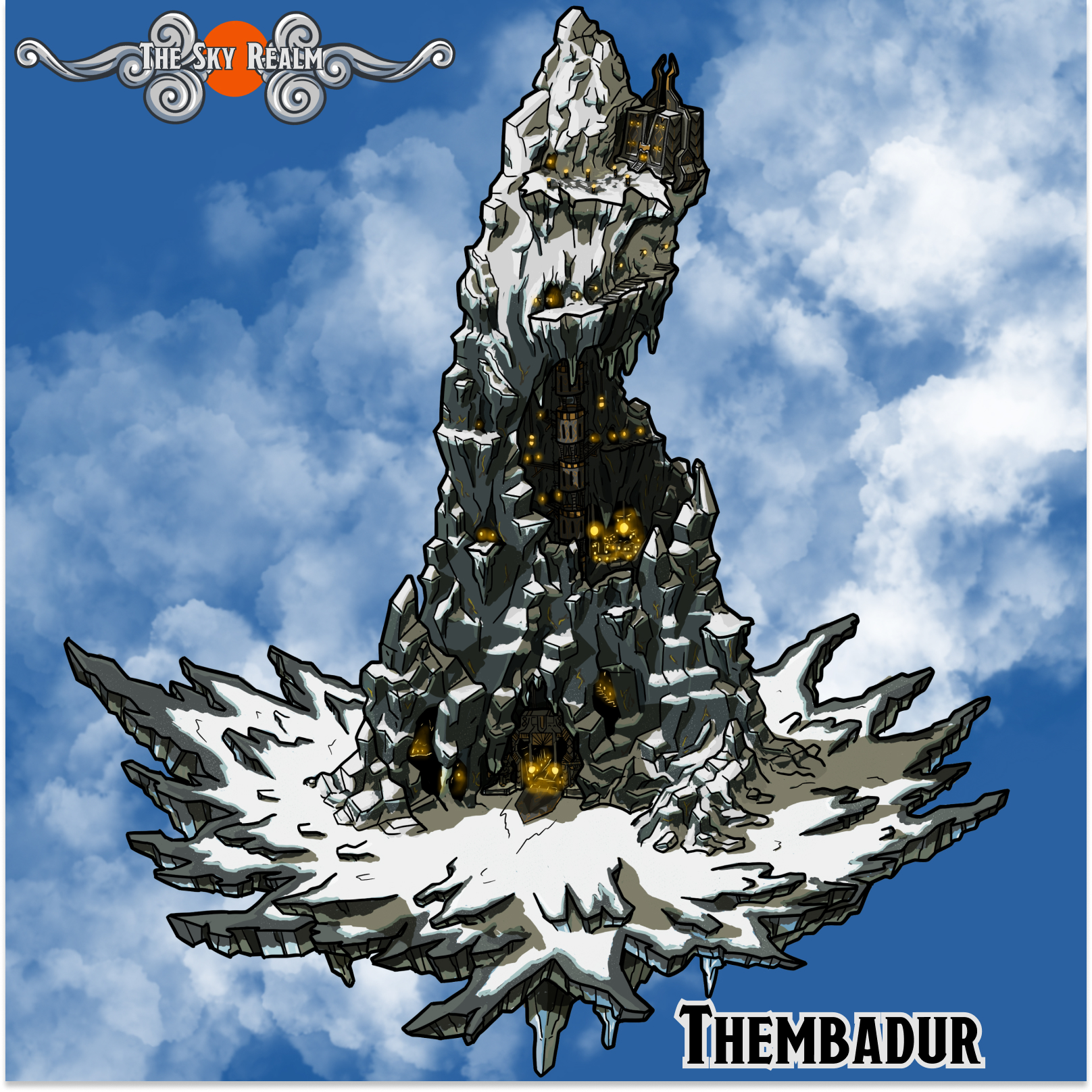 The Sky Realm Map – HOMIEandTheDUDE